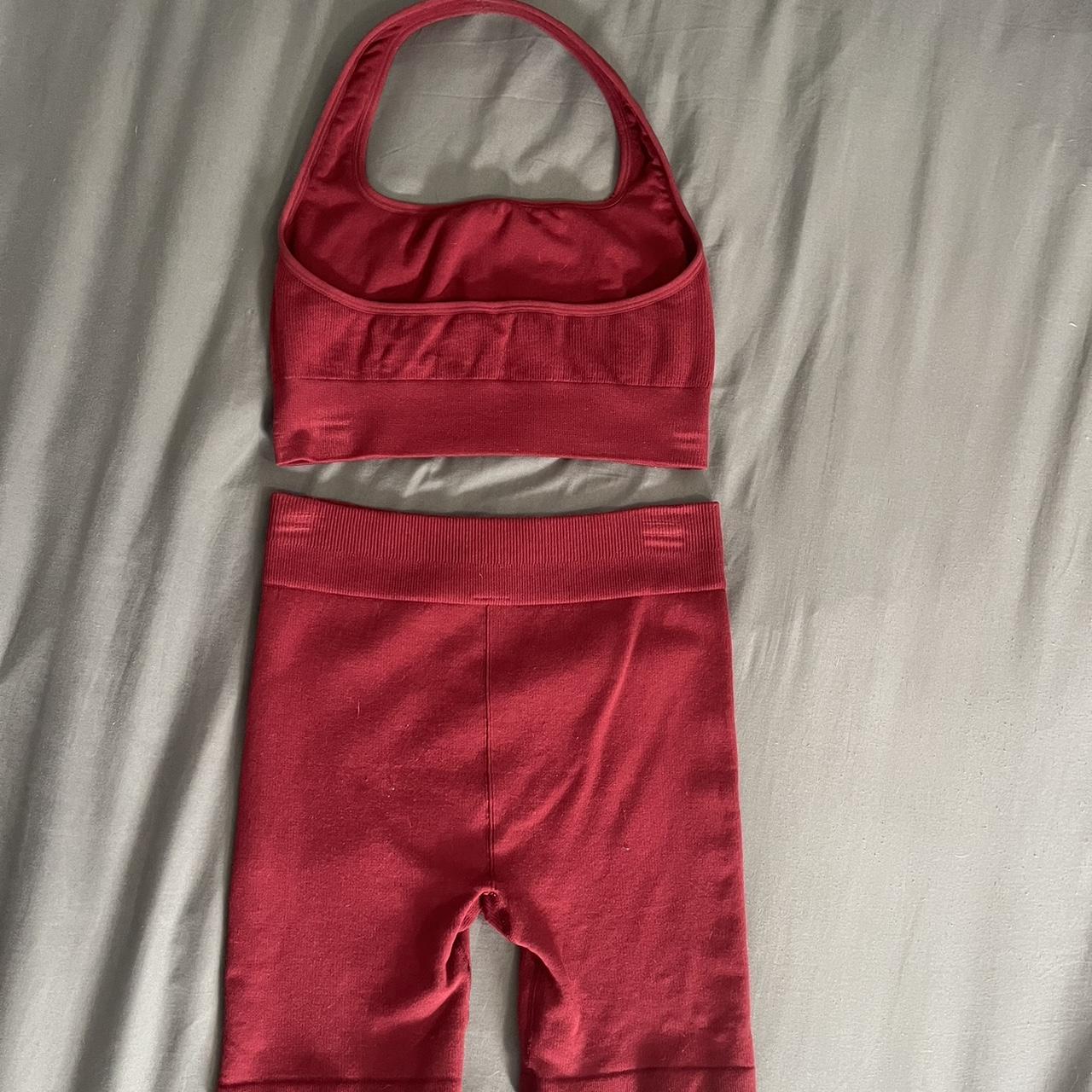 Cute fabletics set for workouts. Worn once! Ribbed... - Depop