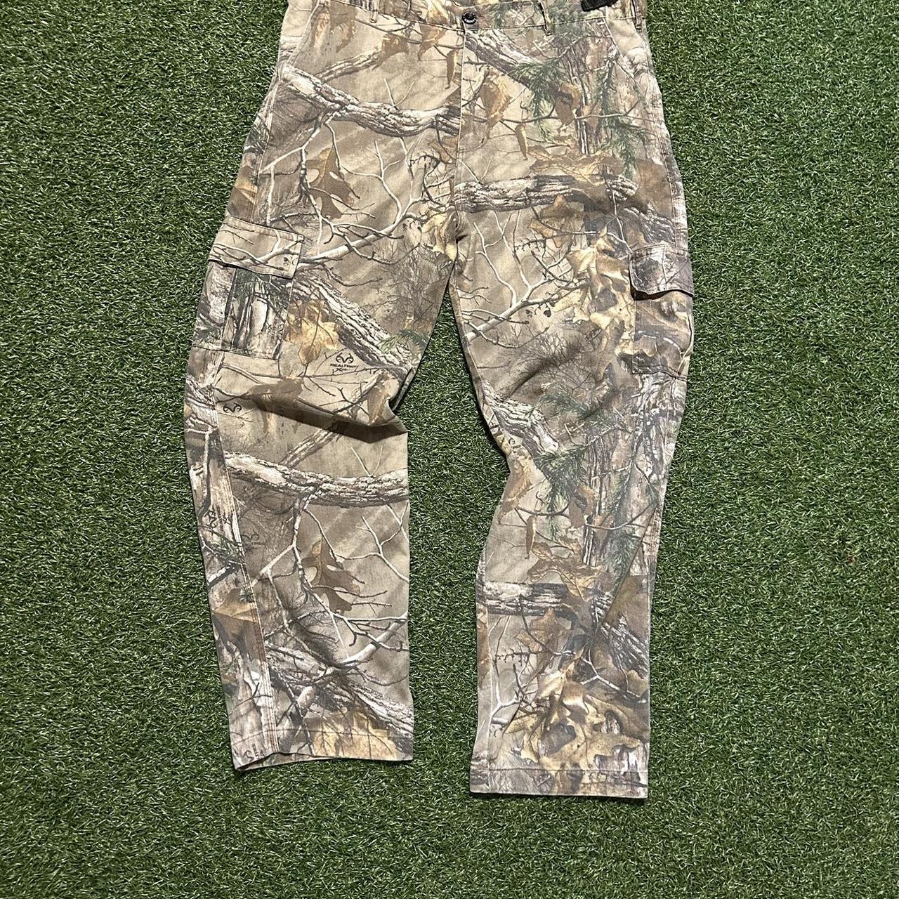 wrangler realtree ranger camo pants cargo... - Depop
