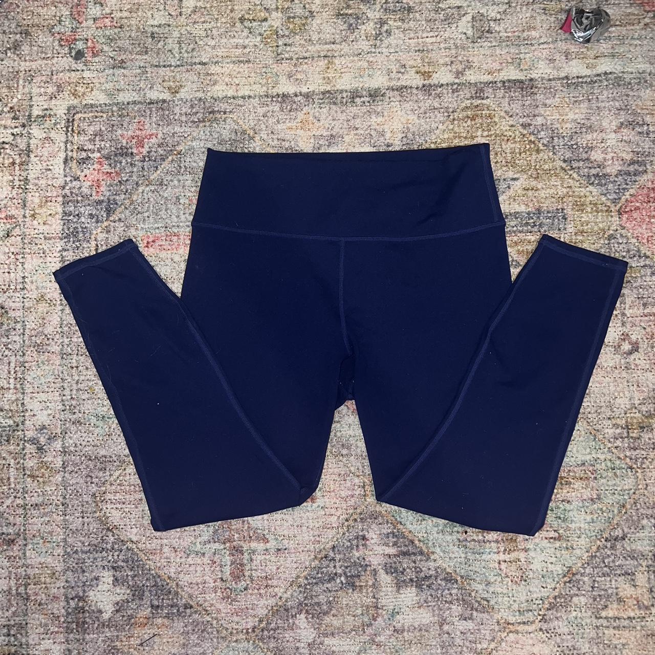 fabletics power hold leggings. navy-ish color. has... - Depop