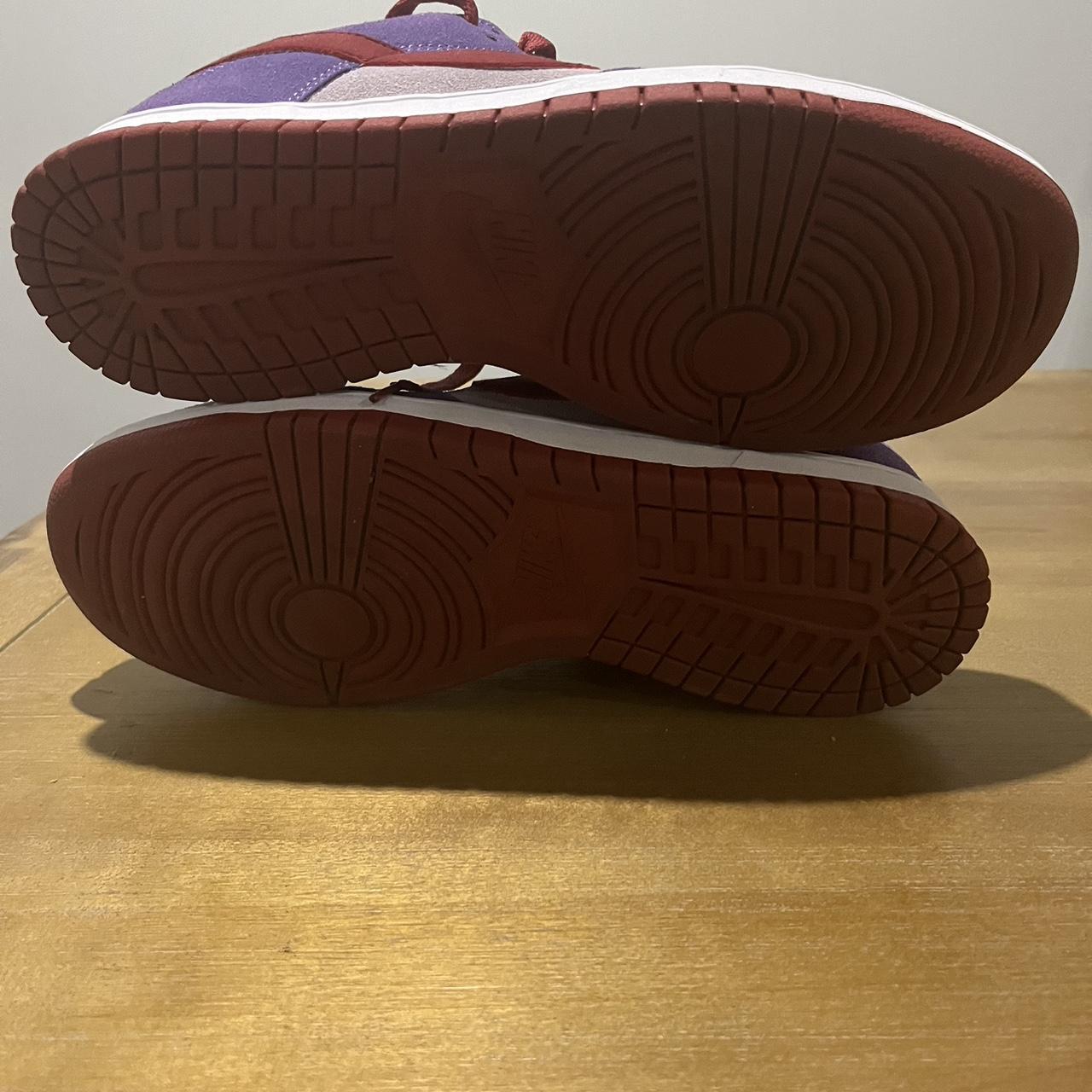 Nike Dunk Low Plum Dm before buying -Used -Size... - Depop