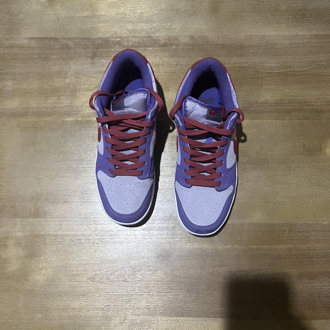 Nike Dunk Low Plum Dm before buying -Used -Size... - Depop