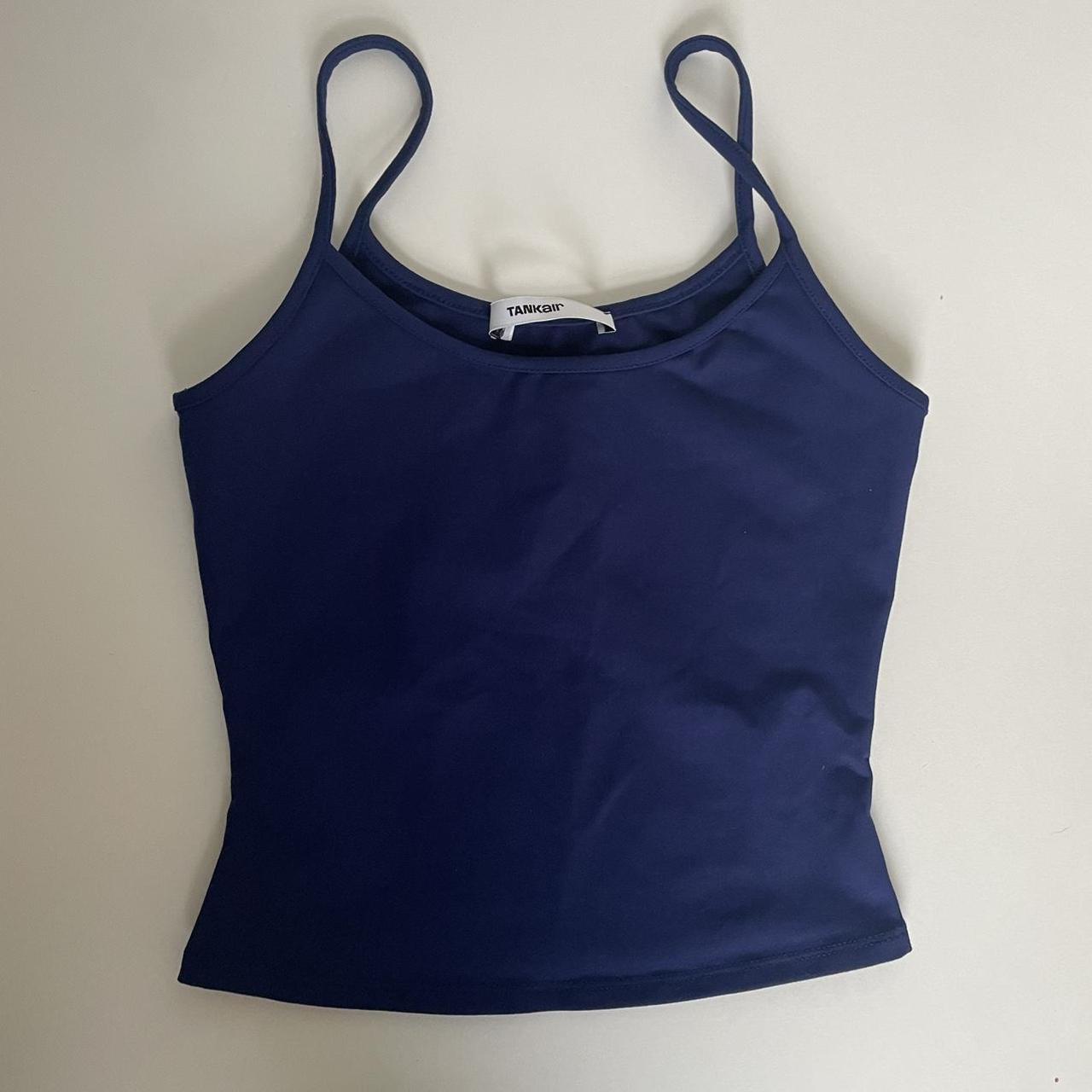 Tank air studio tank in blue Was gifted these and... - Depop