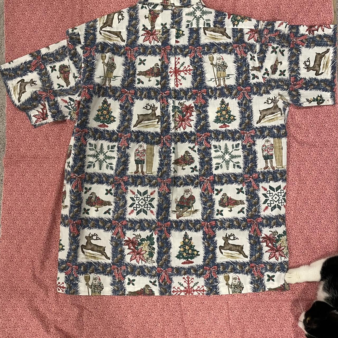 Reyn Spooner Hawaiian Shirt, Christmas Theme, Size... - Depop