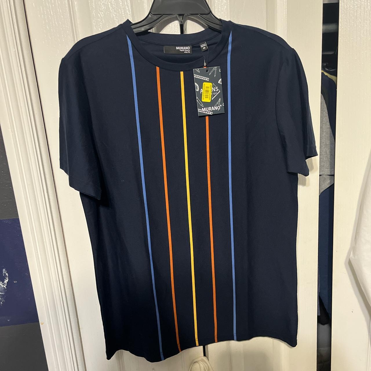 medium murano liquid luxury navy and multi color... - Depop