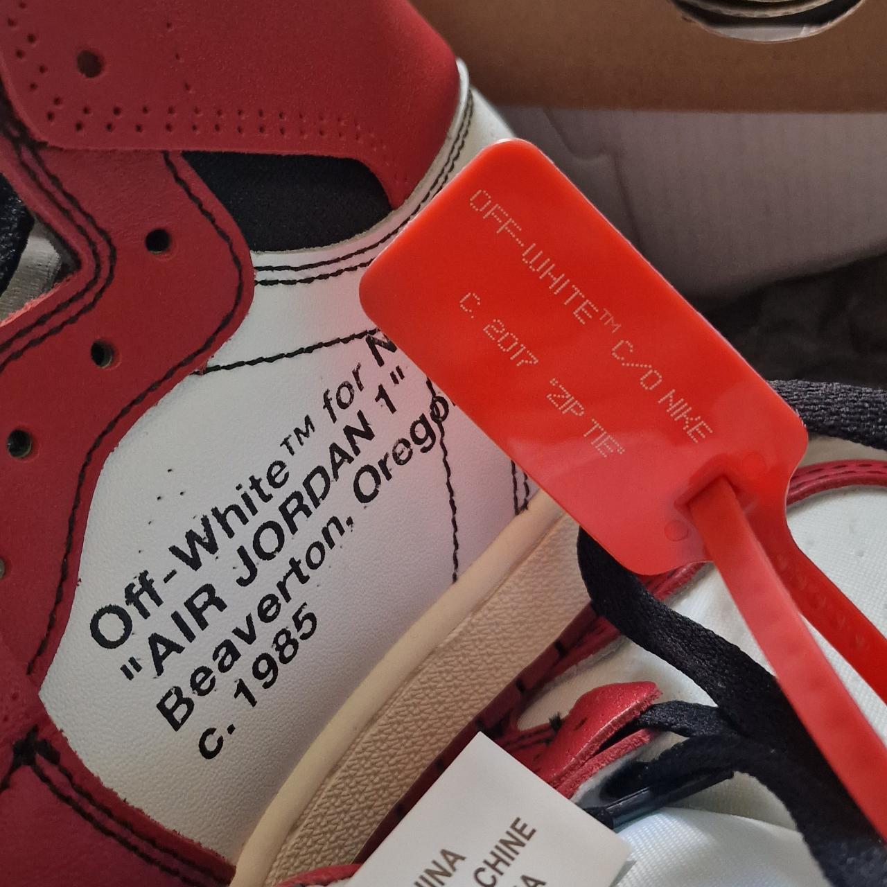 Jordan 1 Retro High Off-White Chicago AA3834 101 ... - Depop