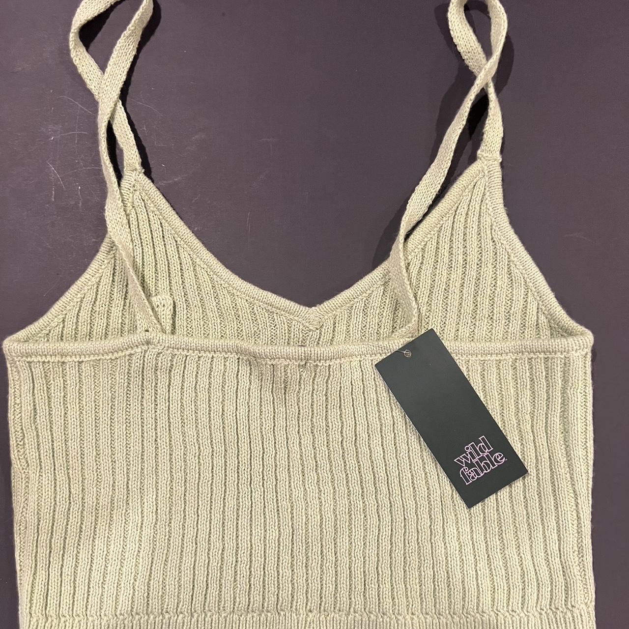 target- wild fable ribbed tank top- looks more green... - Depop