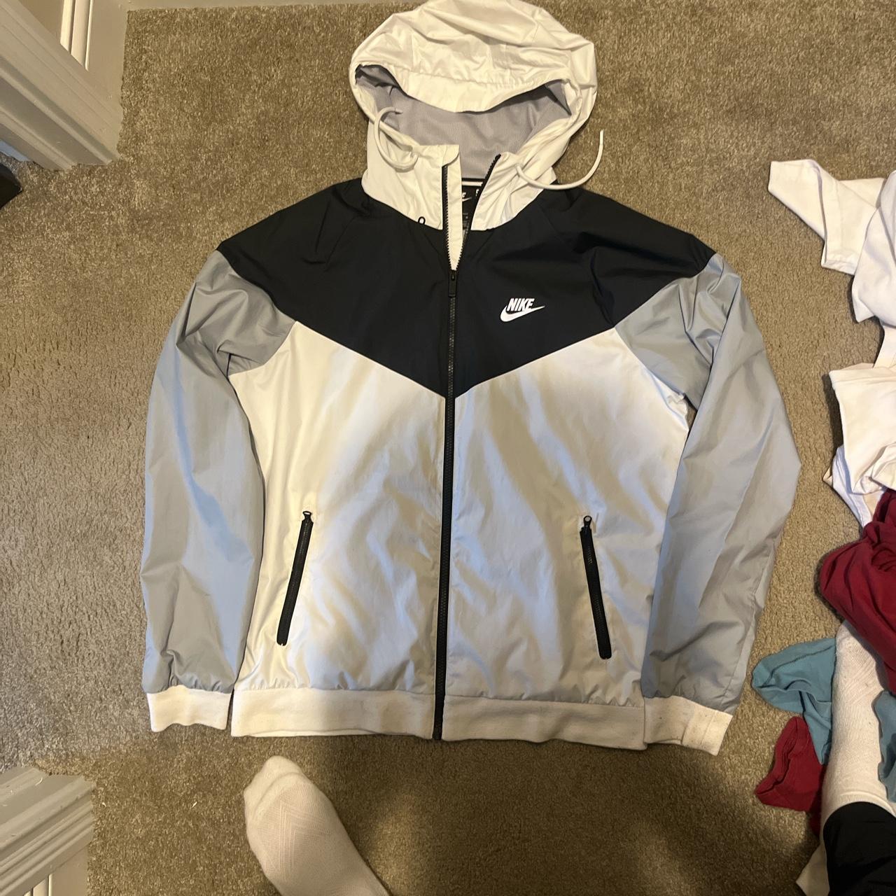 Fire medium nike wind breaker Few small stains - Depop