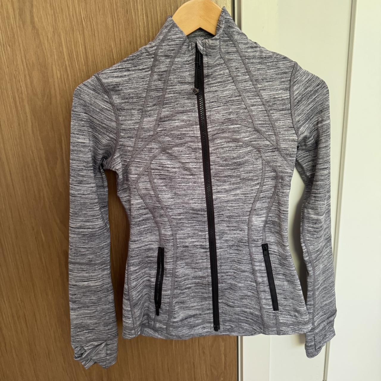 Grey Lululemon Define Jacket Size 2... - Depop