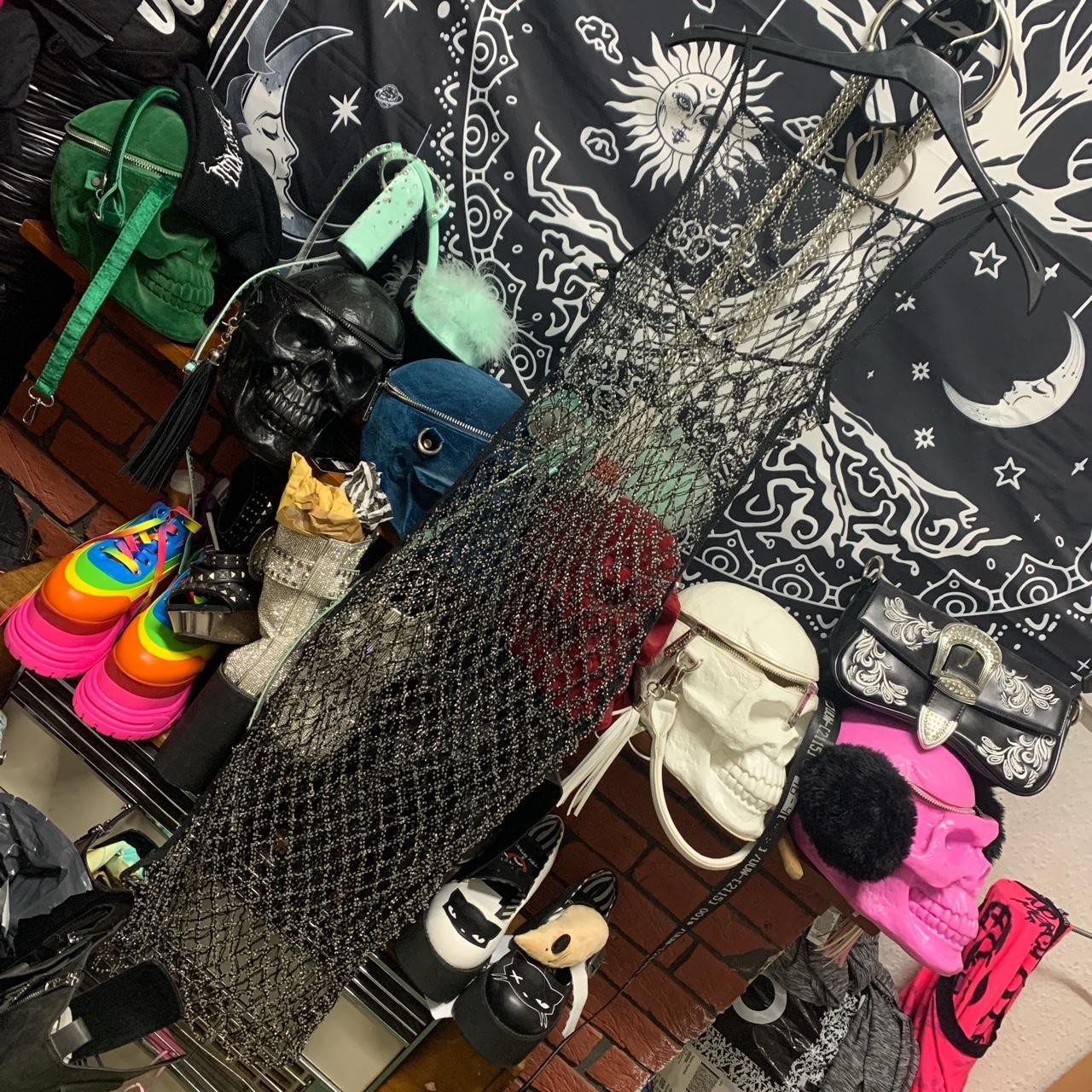 Sexy fishnet dress m £60 - Depop