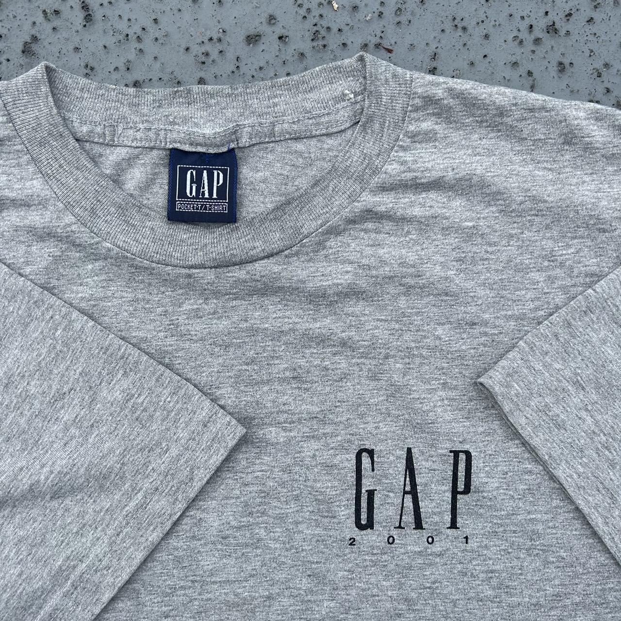2001 Vintage Gap Brand Anniversary Simple Clean... - Depop