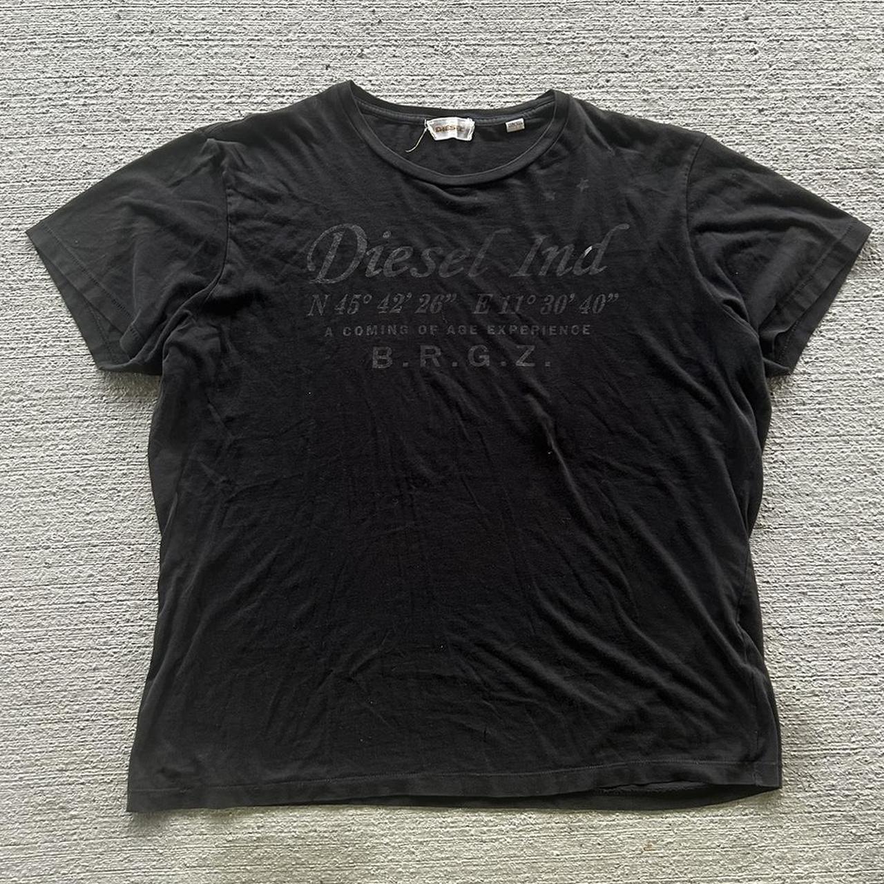 Diesel Designer Black shirt sleeve Men’s 2x... - Depop