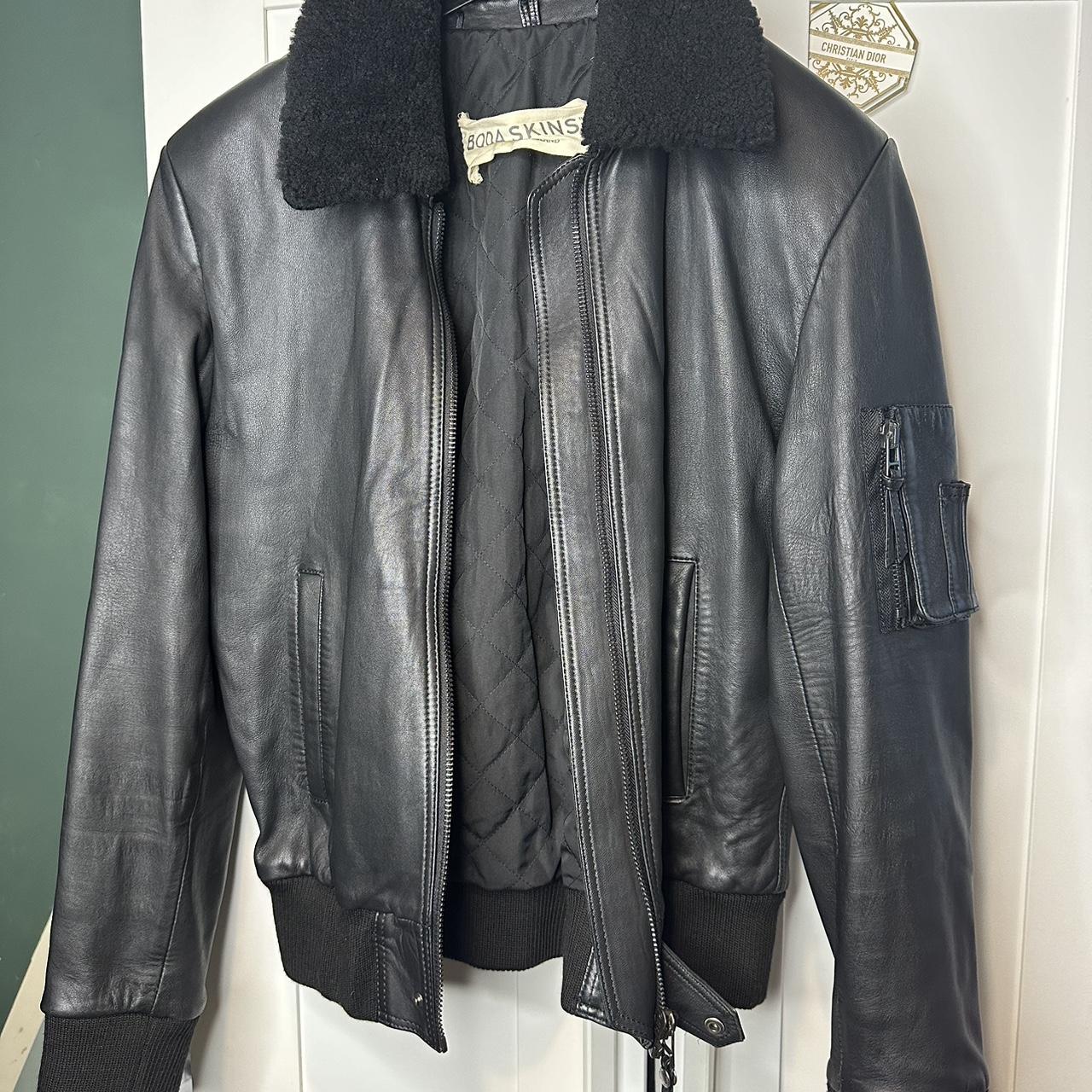 Boda Skins Grain Leather Jacket - Depop