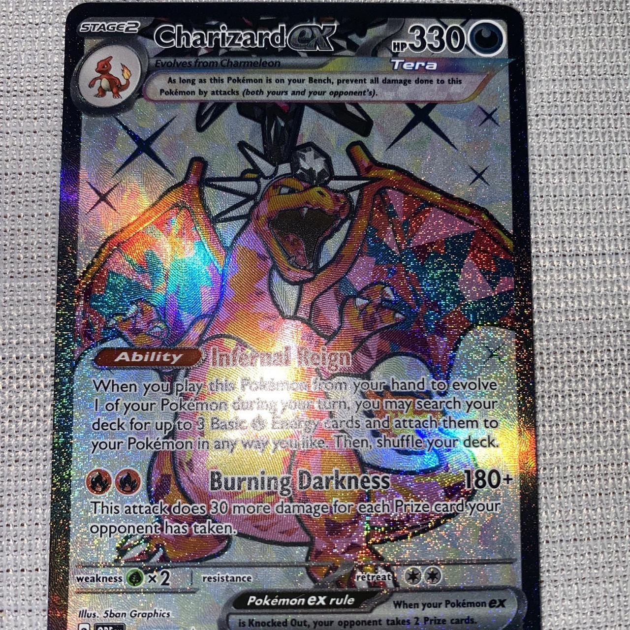 Charizard secret rare Pokémon card - Depop