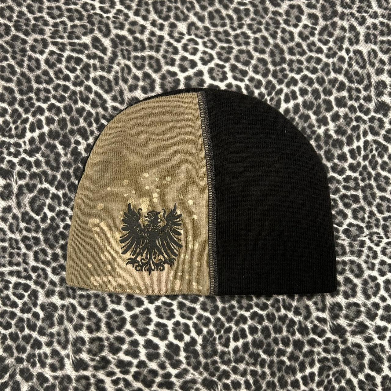 Russian ushanka winter y2k bladee skater emo chief... | Depop