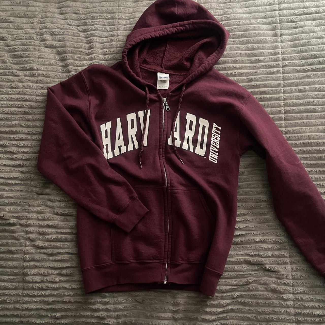 harvard university zip up true to size | Depop