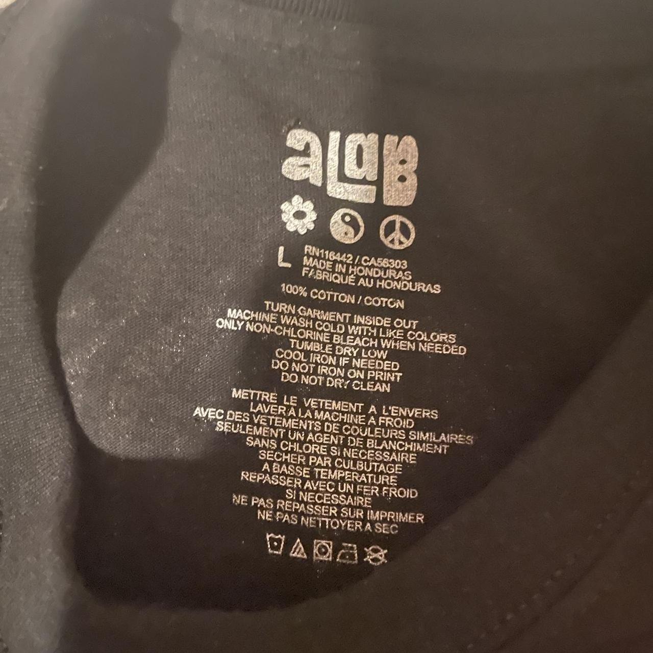 black, alab mushroom wizard tee send offers - Depop