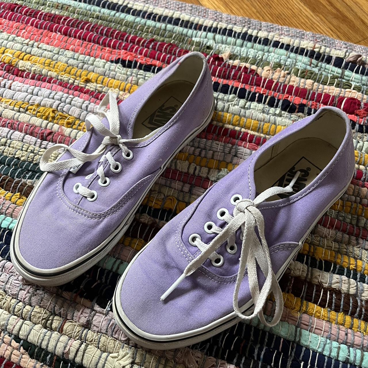 Purple Vans Basically new, super cute #vans #skater... - Depop