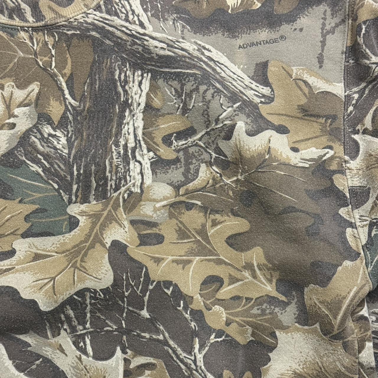 Vintage 90’s Realtree Advantage Camo Crewneck... - Depop