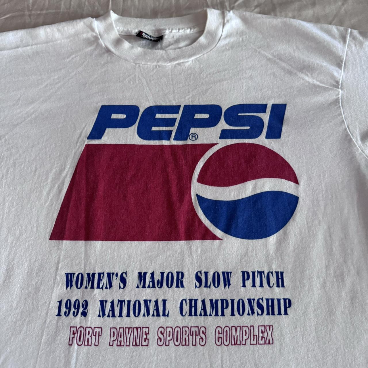 Vintage 1992 PEPSI woman’s slow pitch Championship... - Depop