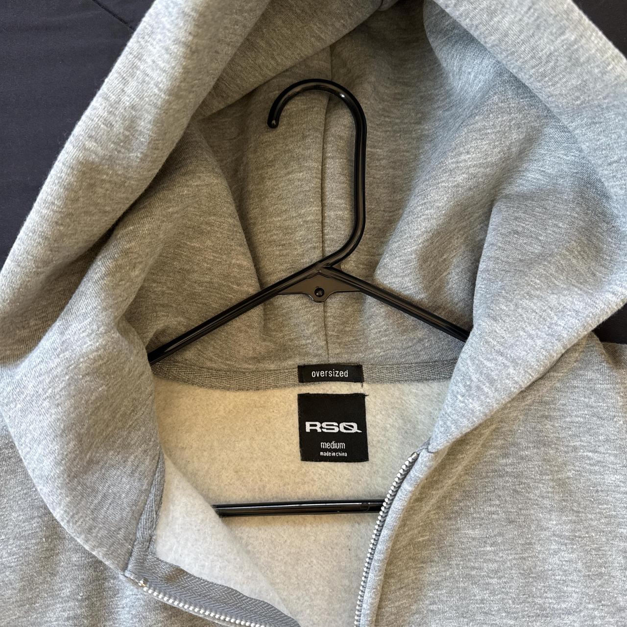 RSQ oversized basic grey hoodie. Brand new never... | Depop