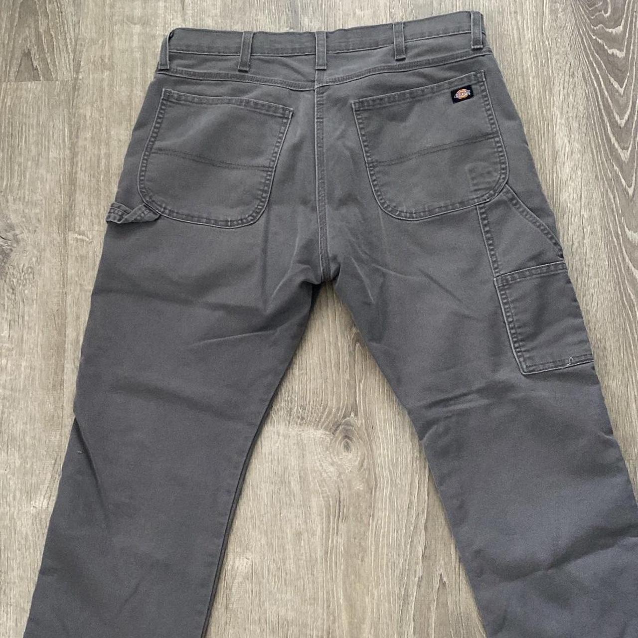 gray dickies carpenter pants size 36x30 #carpenter... - Depop
