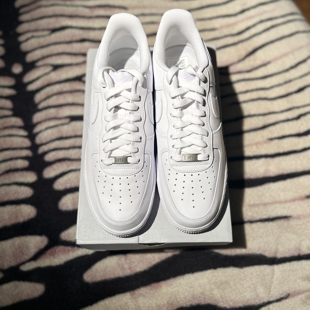 Nike Air Force 1 '07 White - UK 8 Unworn SAME DAY... - Depop