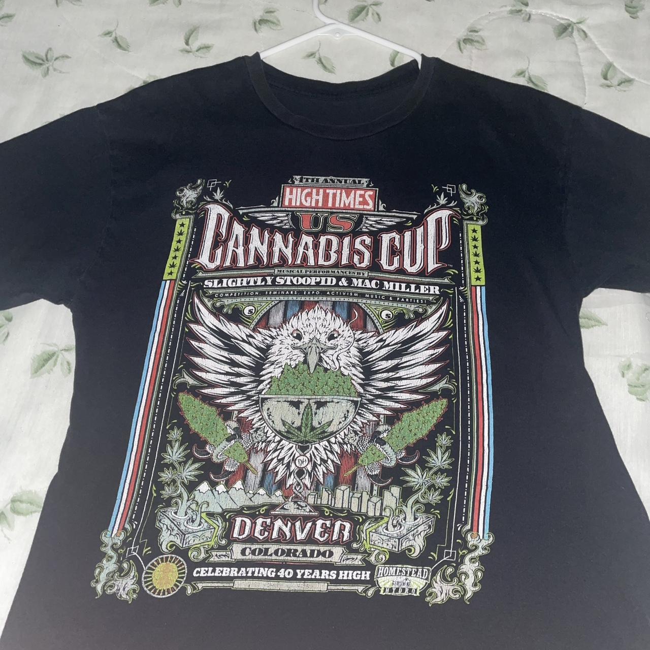 Thrifted large Cannabis Cup Slightly stoopid , mac... - Depop
