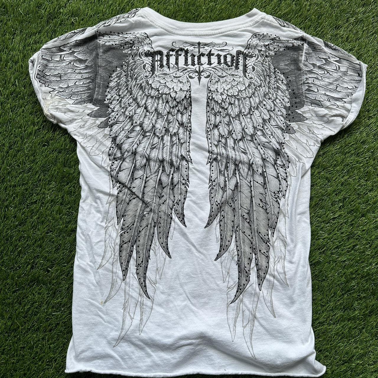 Women’s affliction tee #affliction #vintage... - Depop