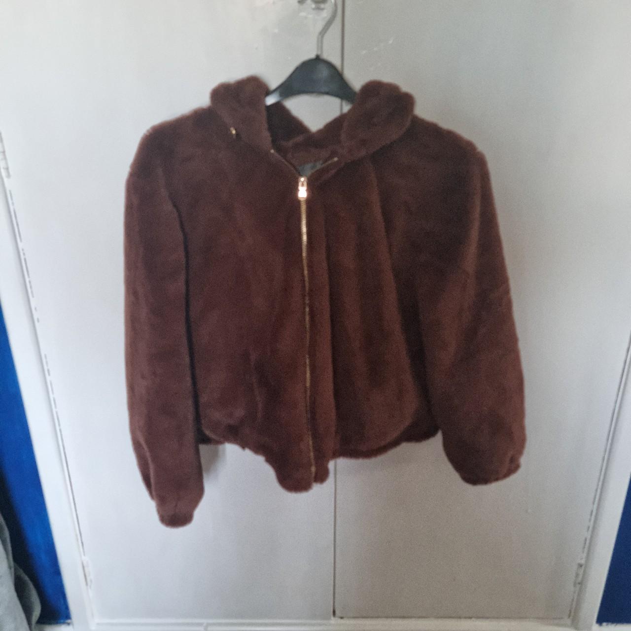 Brown fluffy Teddy bear jack From Primark Only worn... - Depop