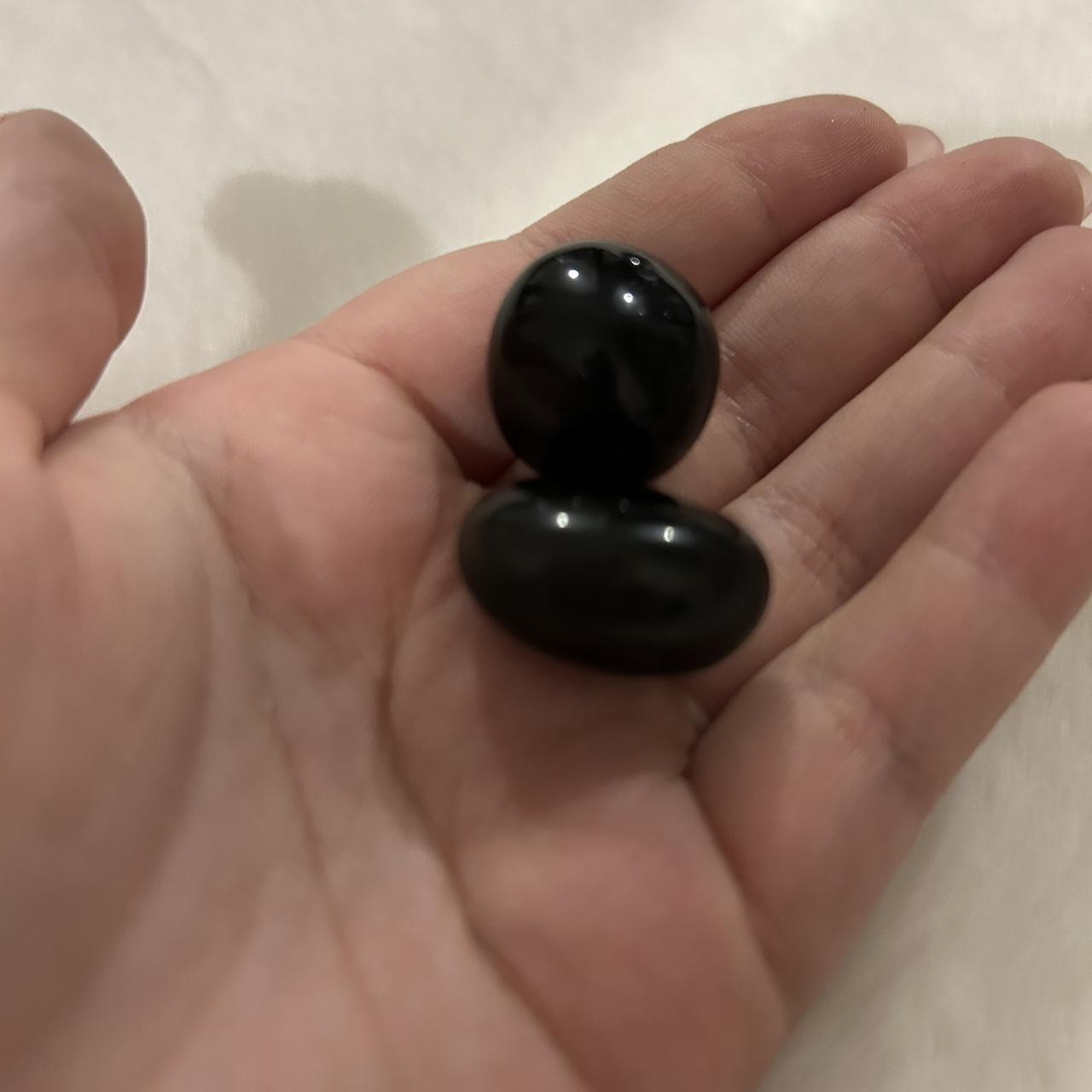 Gorgeous deep colour obsidian tumbles Obsidian... - Depop