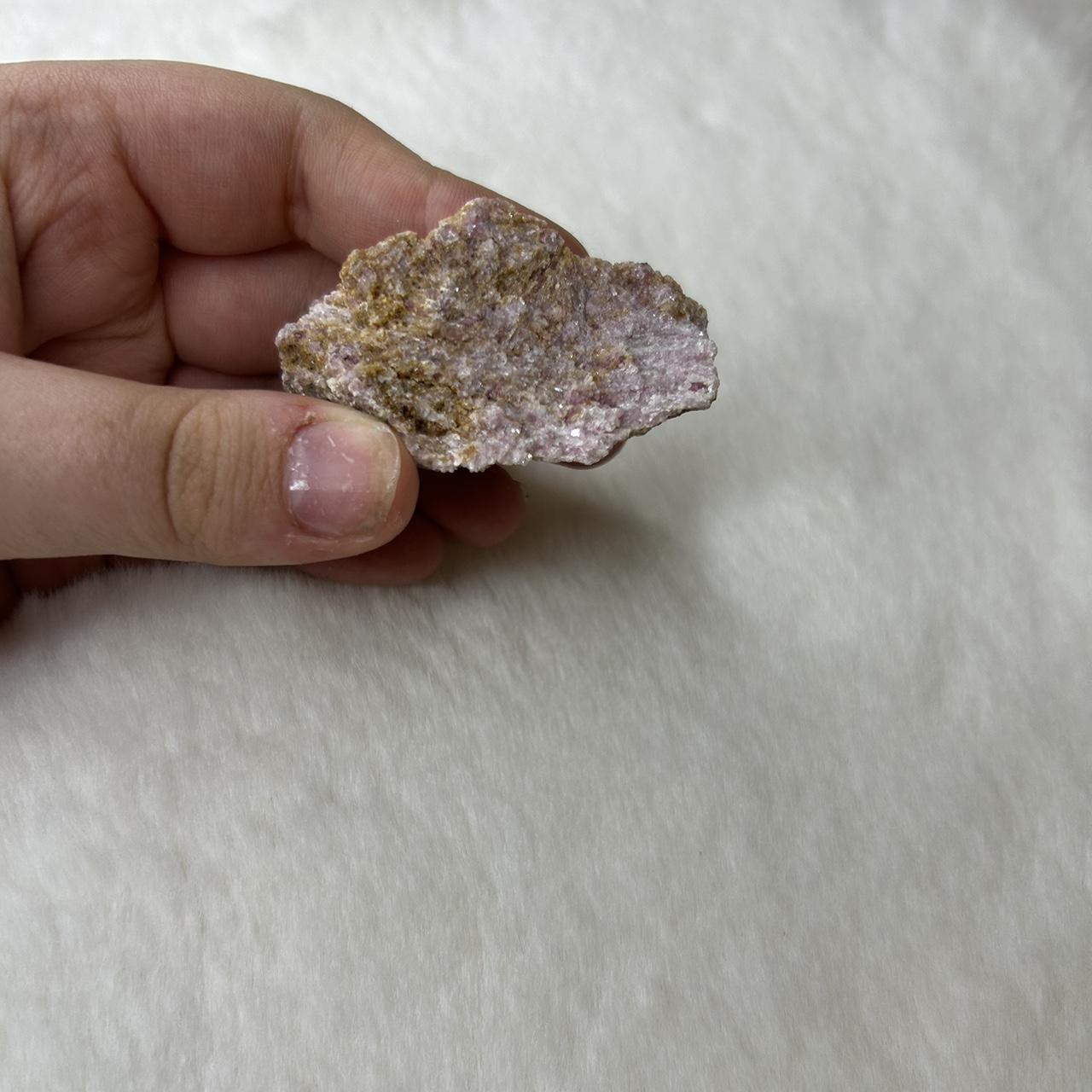 Large raw rubellite The ultimate heart chakra stone... - Depop