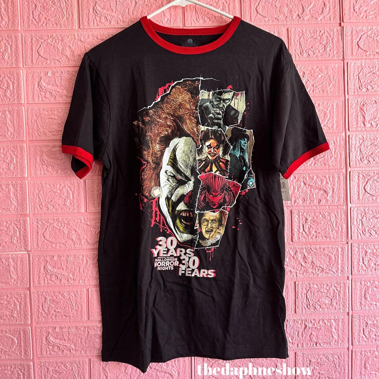 HHN 30th Anniversary, T Shirt, Small, Black, - Depop