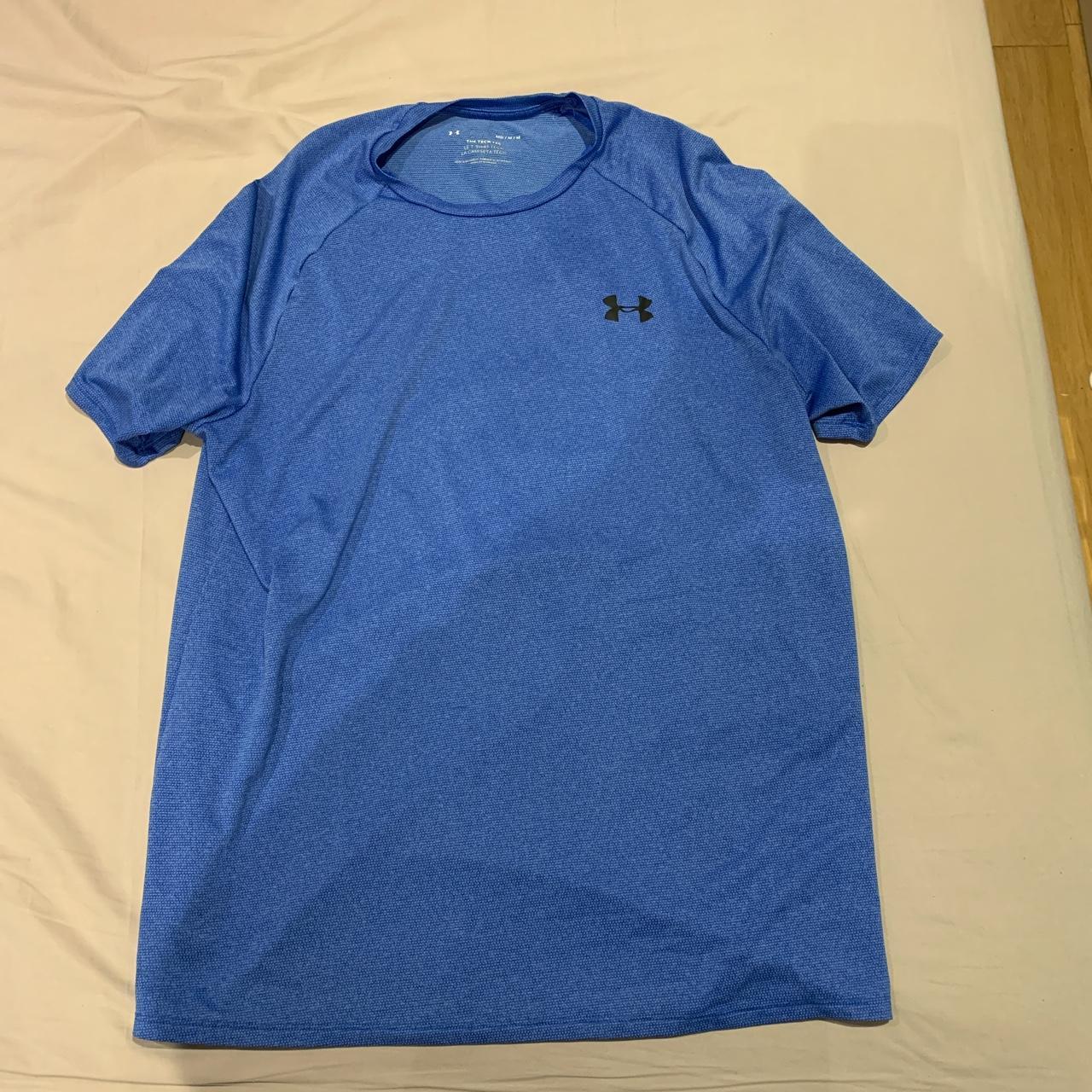 Blue under armour running top Size medium men’s... - Depop