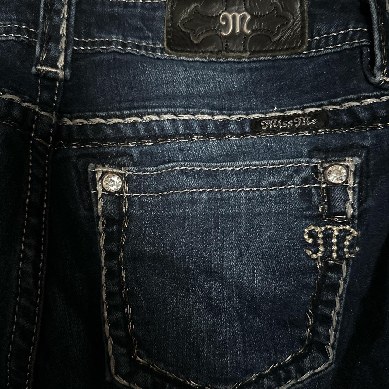 Miss me skinny mid-rise jeans (Size 29) - Depop