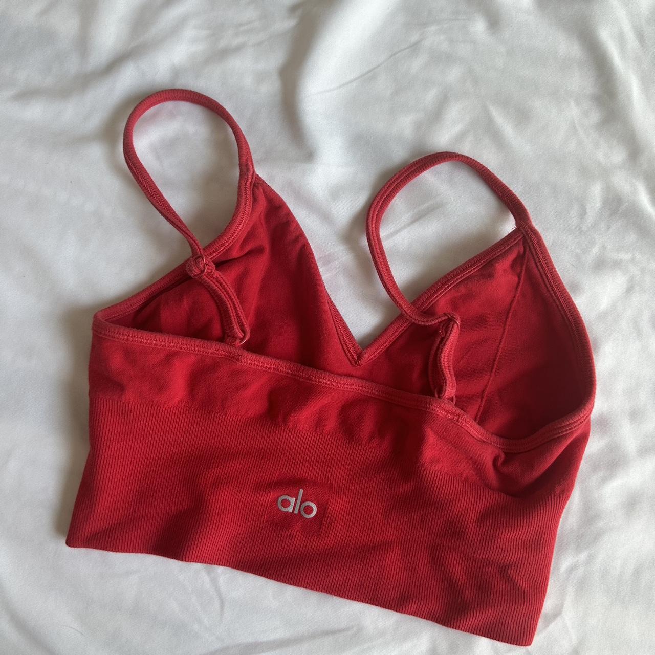 alo sports bra/tank light support - Depop