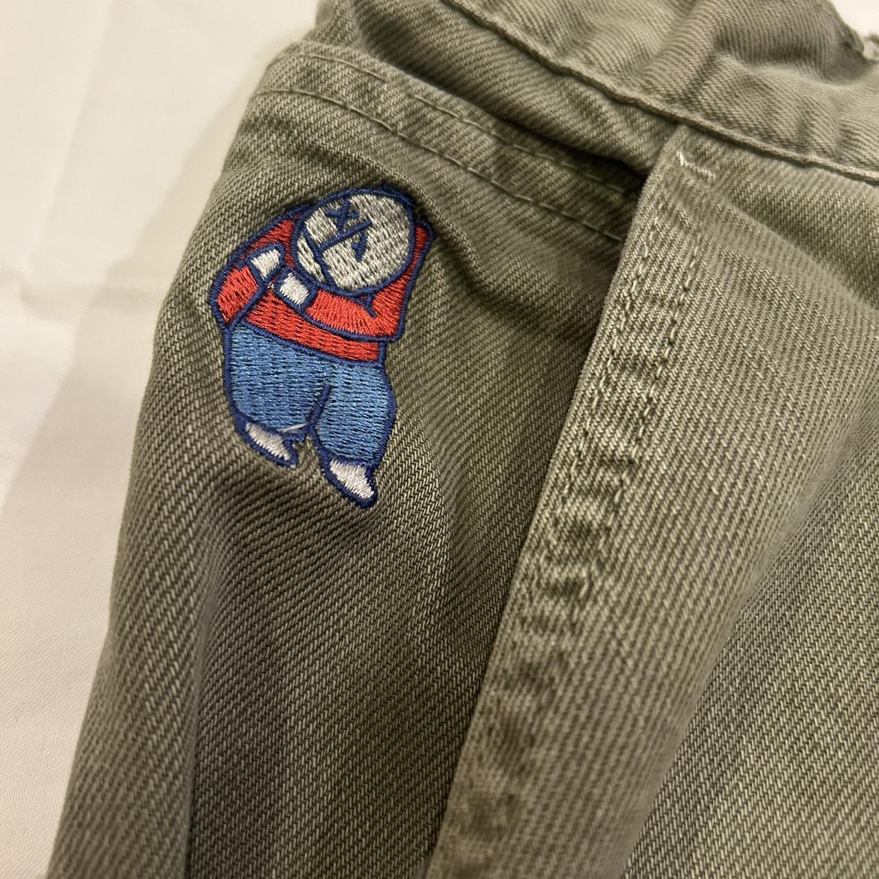 Baggy, rare, old logo, polar big boy green carpenter... - Depop