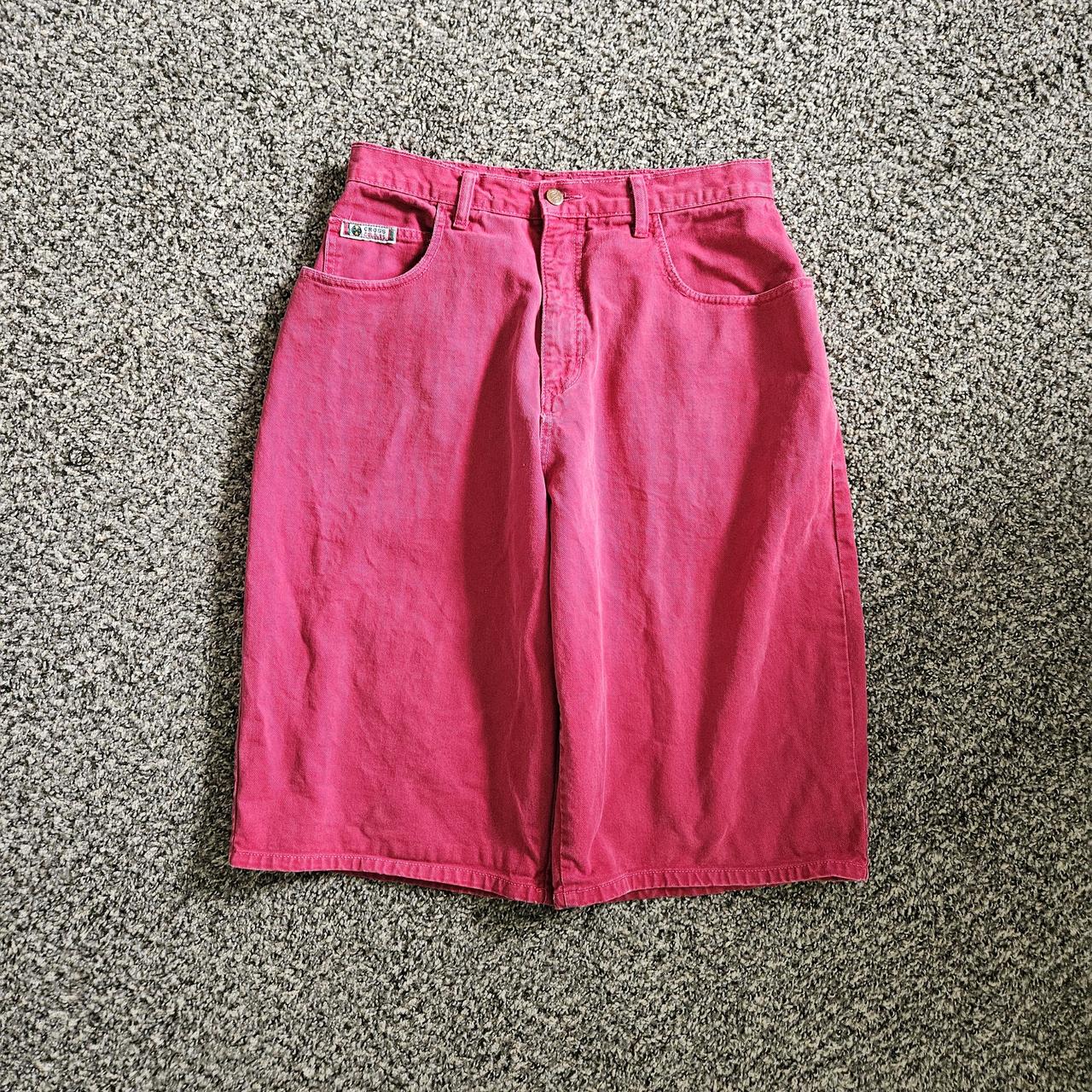 Vintage Cross Colours jorts 32x14.5 13" leg... | Depop