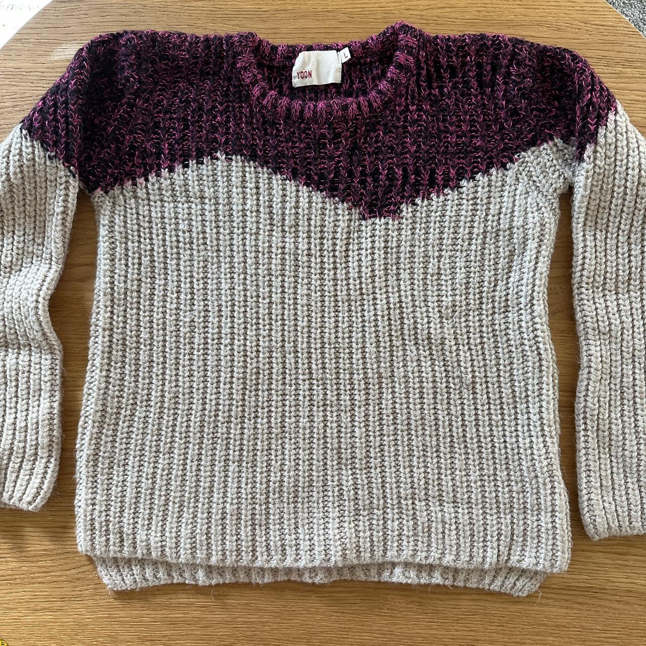 Chunky Ribbed Pullover YOON Chunky Ribbed Sweater... - Depop