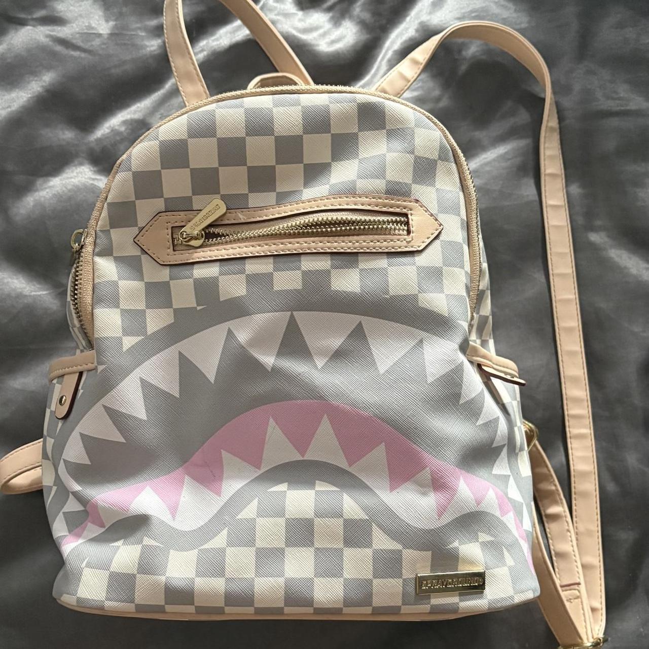 Spray ground bag wore only 2 times has a lil stain... | Depop