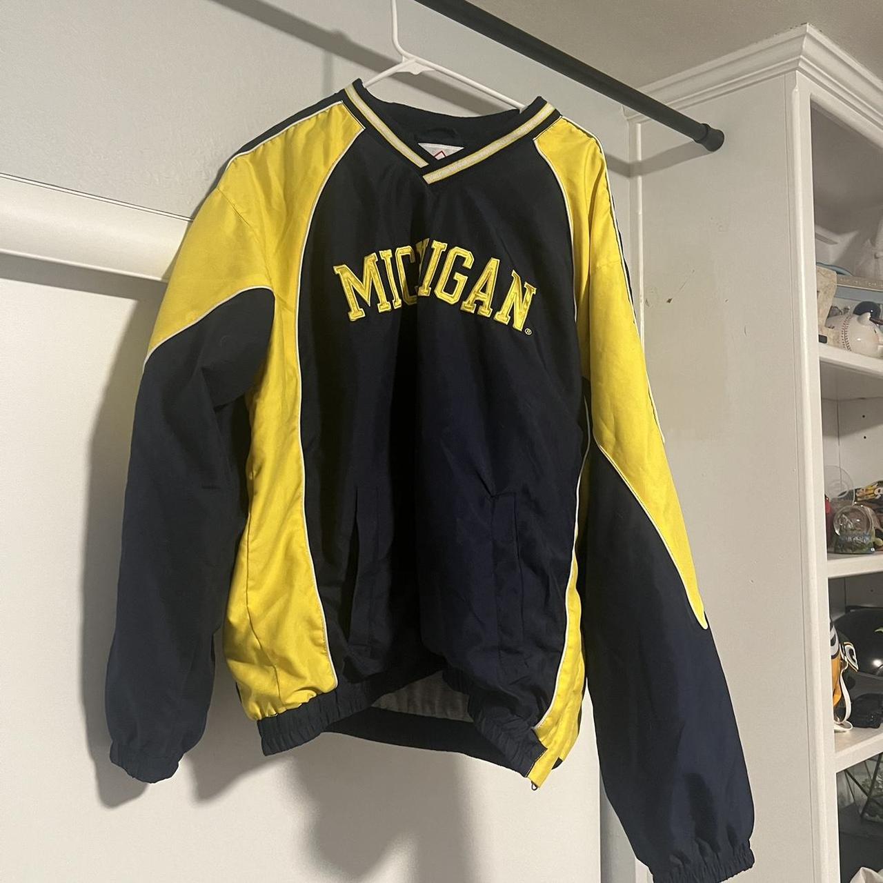 Michigan Windbreaker Michigan just won the natty and... - Depop