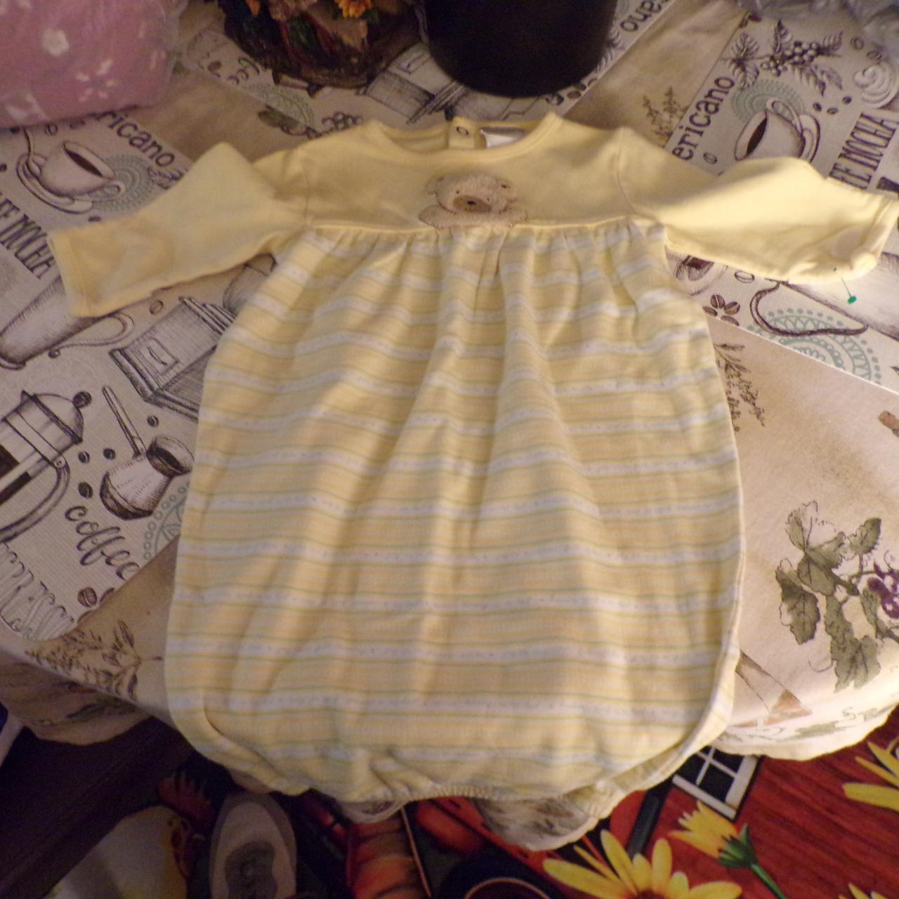 TEDDY BEAR YELLOW ONSEY FOR BABY SOFT AND WARM SIZE... - Depop