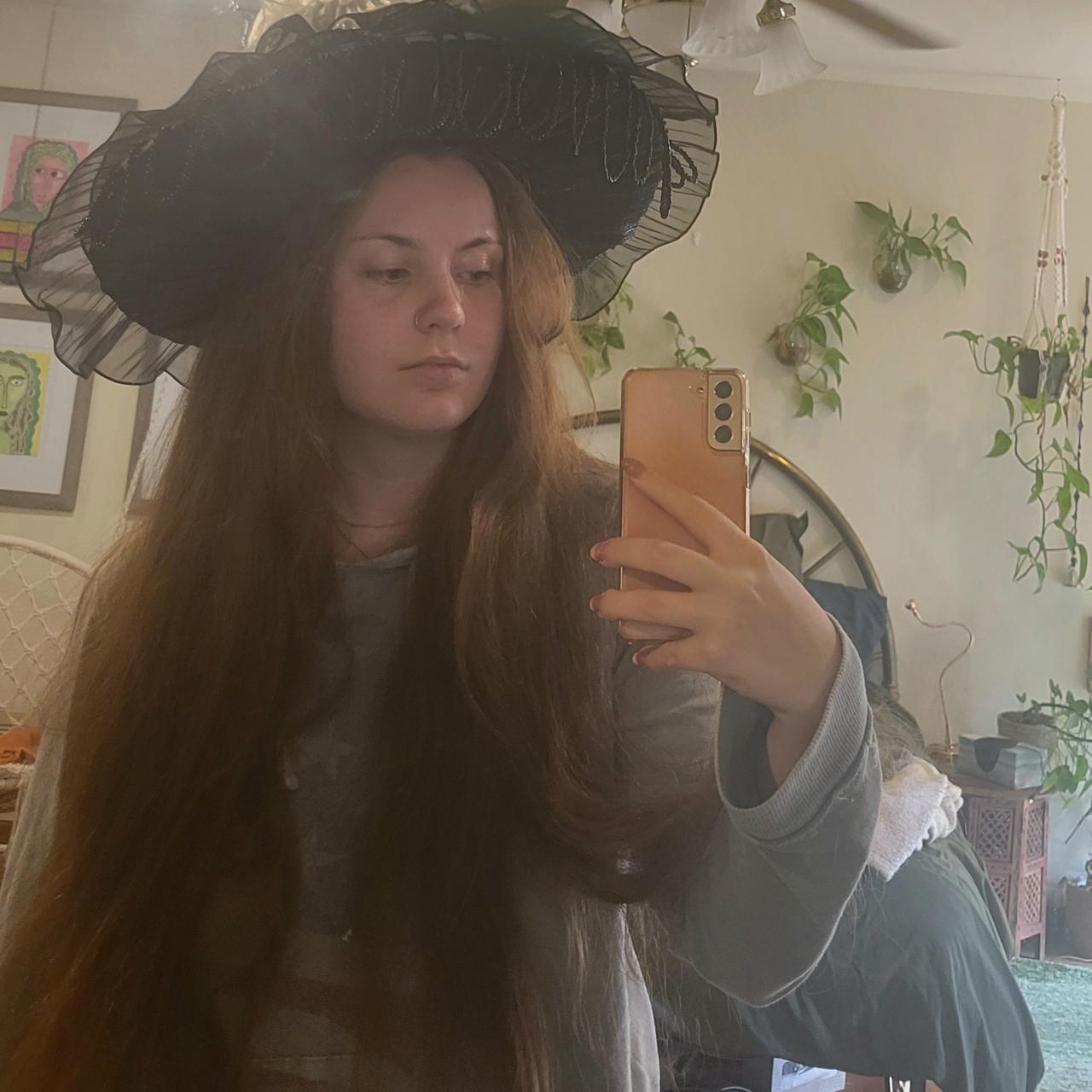 Handmade Tall Inky Cap Mushroom Hat - based on the... - Depop