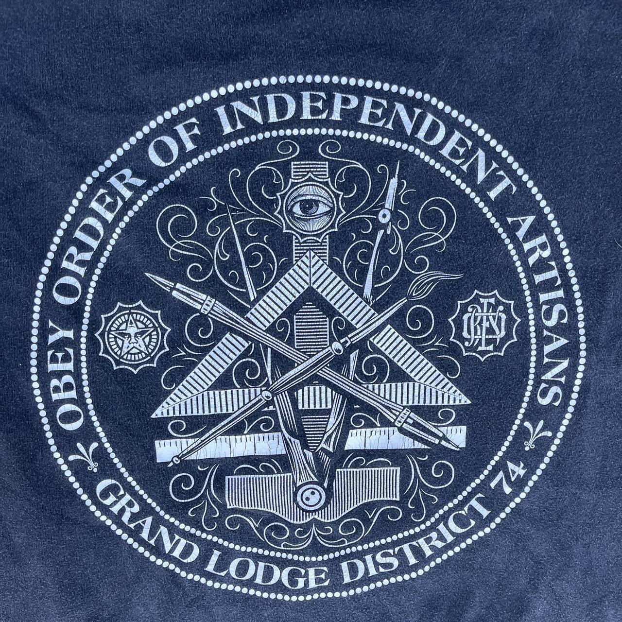 Obey order of independent graphic shirt men’s size... - Depop
