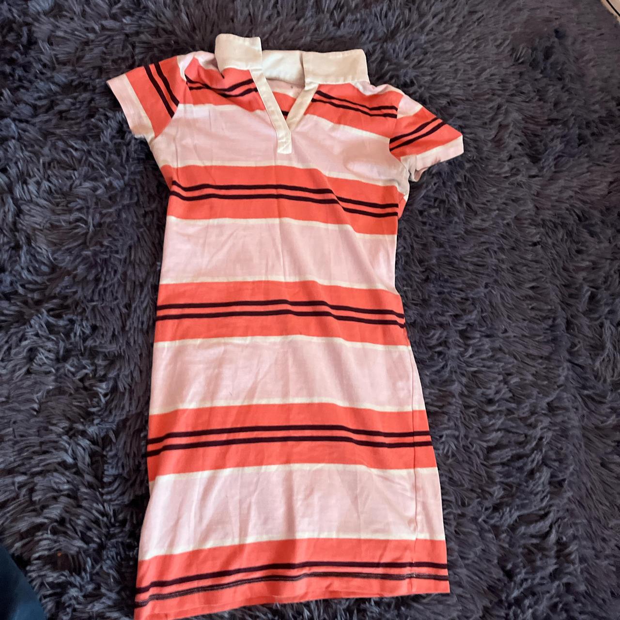 XS target stripe dress - Depop