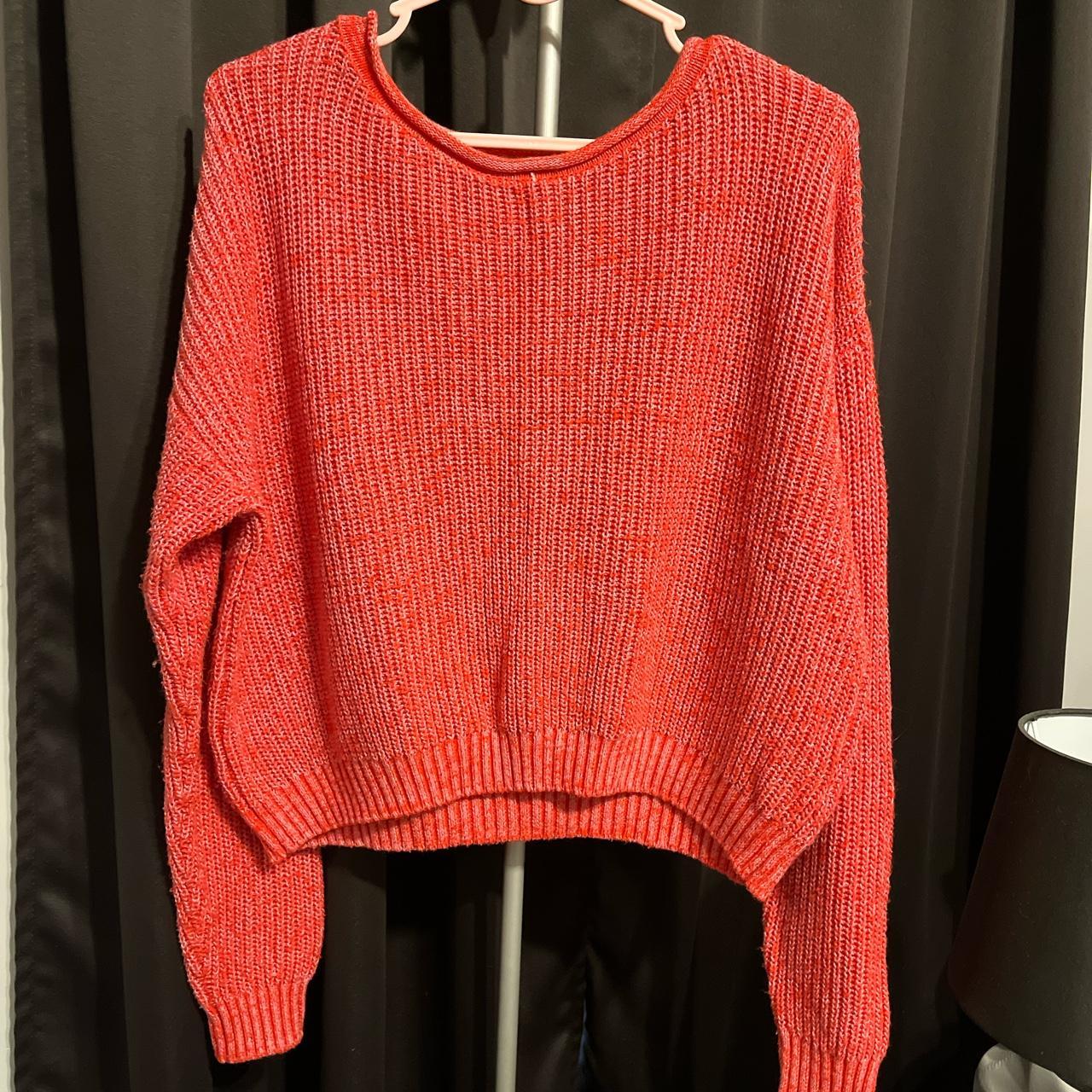 Wild fable pinkish orange sweater size... - Depop