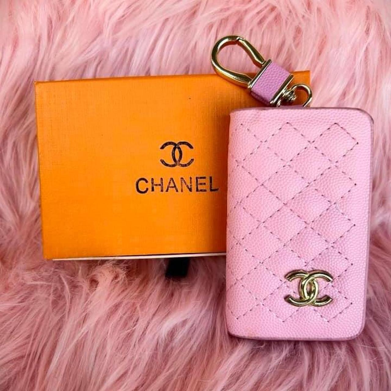 Chanel key fob holder Includes box and code card! - Depop