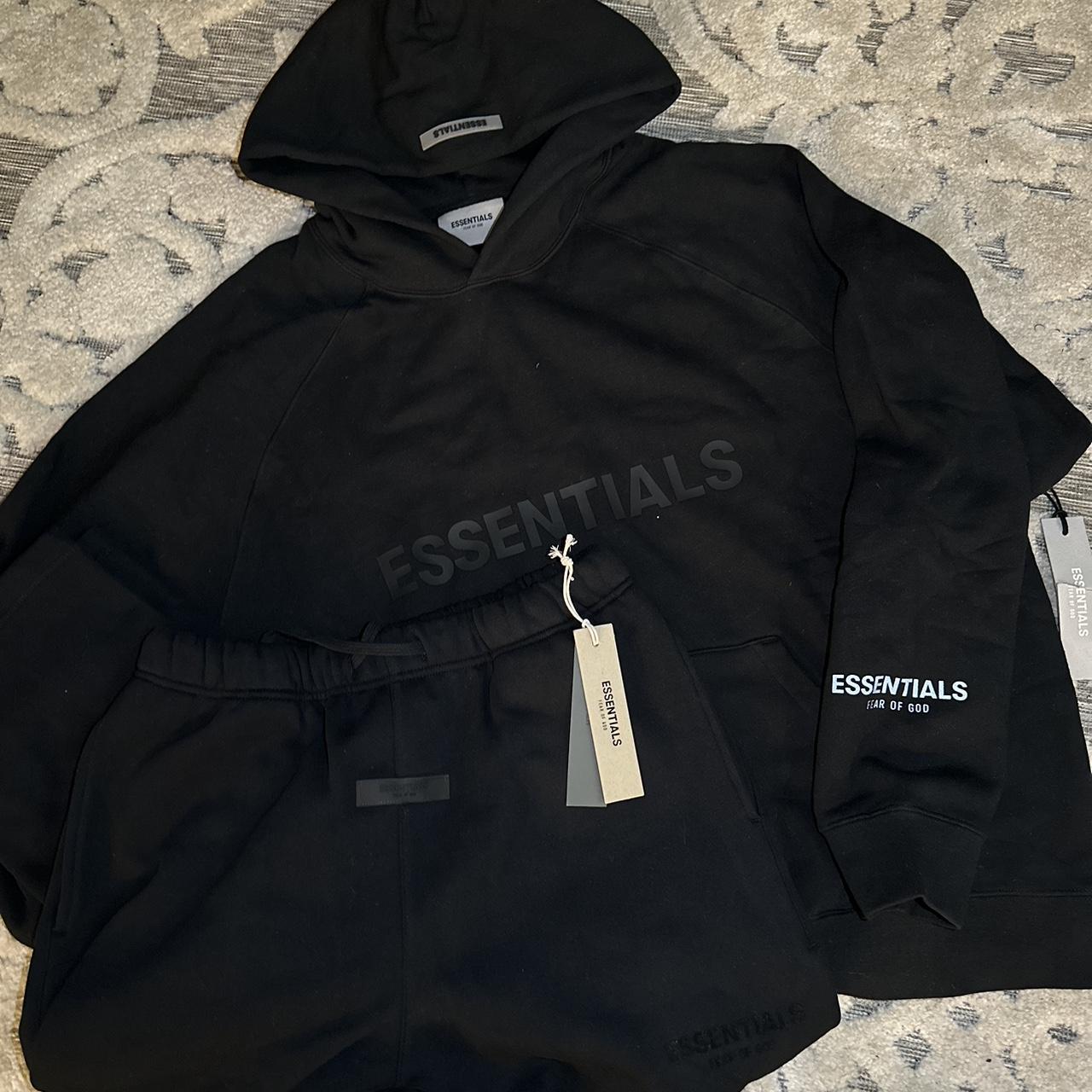 Essentials Black Set Both L - Depop