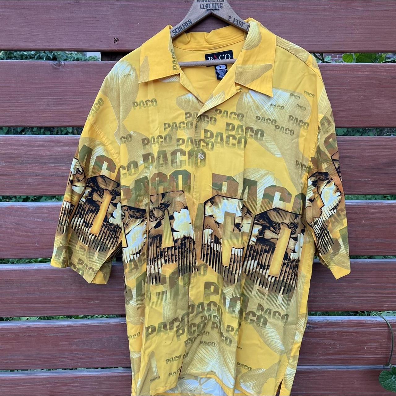 Vintage paco jeans lightweight button up All over... - Depop