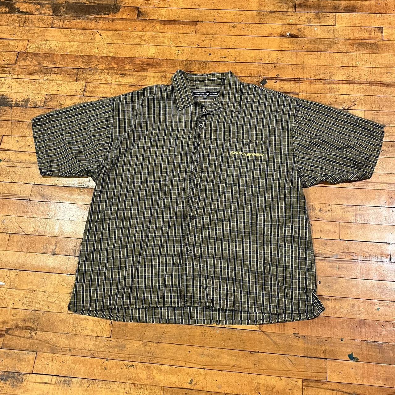 Vintage Johnny blaze Wu-Wear 90s button up Excellent... - Depop