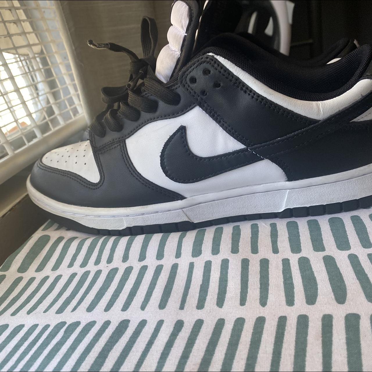 Nike panda dunks: used Price is negotiable - Depop